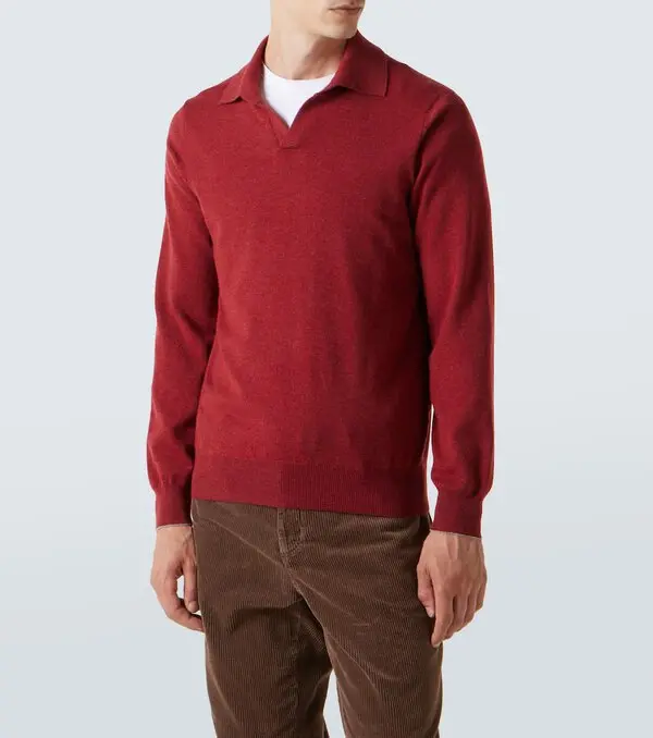 Brunello Cucinelli Cashmere Polo Sweater