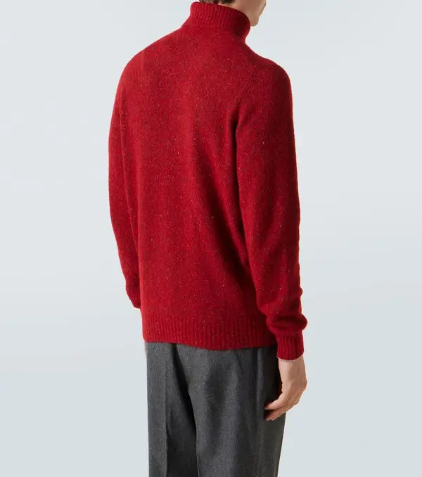Brunello Cucinelli Alpaca, Wool, Silk, And Cotton-blend Turtleneck Sweater