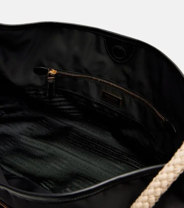 Prada Marinier Large Re-nylon Shoulder Bag - Black