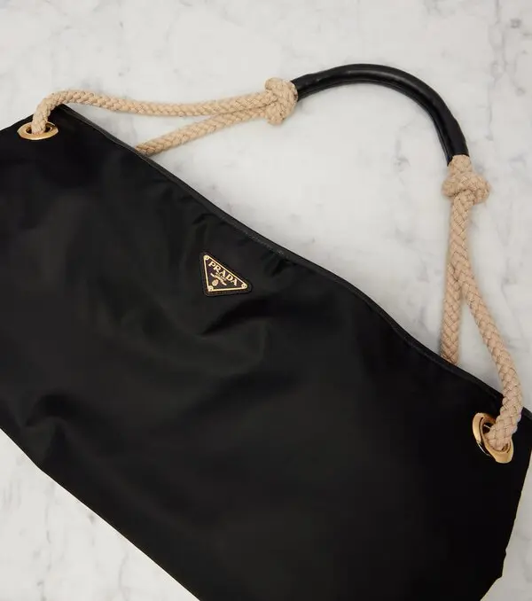 Prada Marinier Large Re-nylon Shoulder Bag - Black