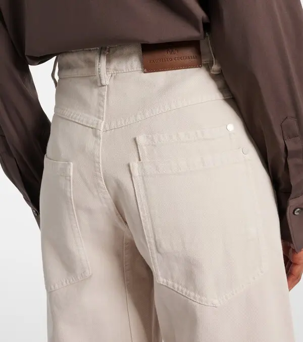 Brunello Cucinelli High-rise Straight Jeans