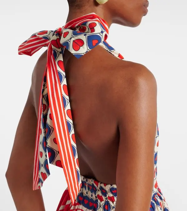 Camilla Halterneck Printed Maxi Dress