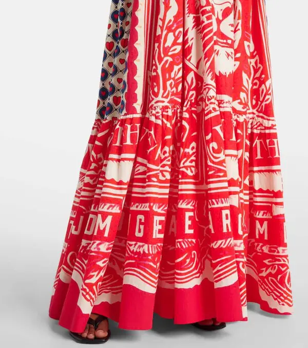 Camilla Halterneck Printed Maxi Dress
