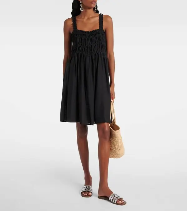 Tory Burch Smocked Minidress