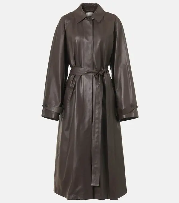 THE ROW Ryota Leather Coat