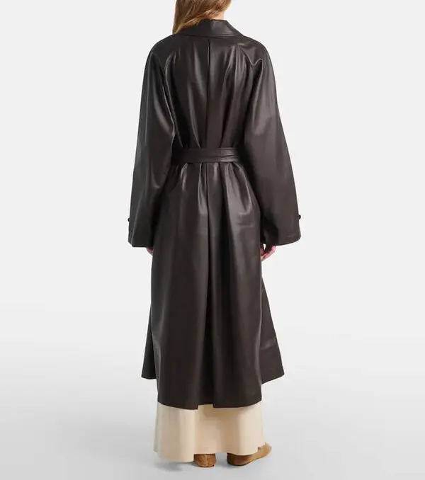 THE ROW Ryota Leather Coat