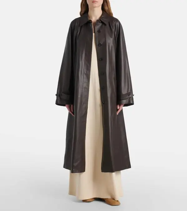 THE ROW Ryota Leather Coat