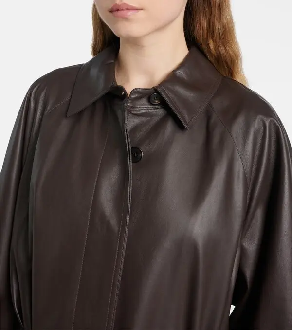 THE ROW Ryota Leather Coat