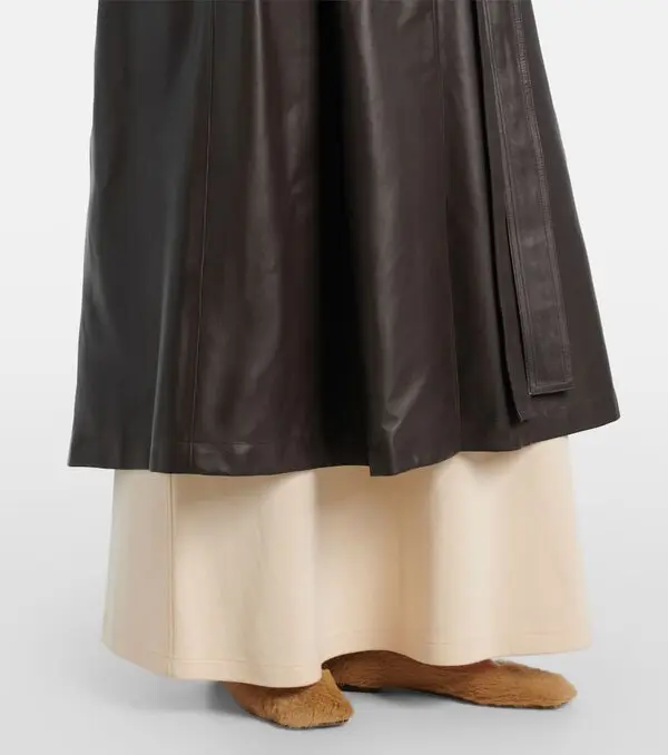 THE ROW Ryota Leather Coat