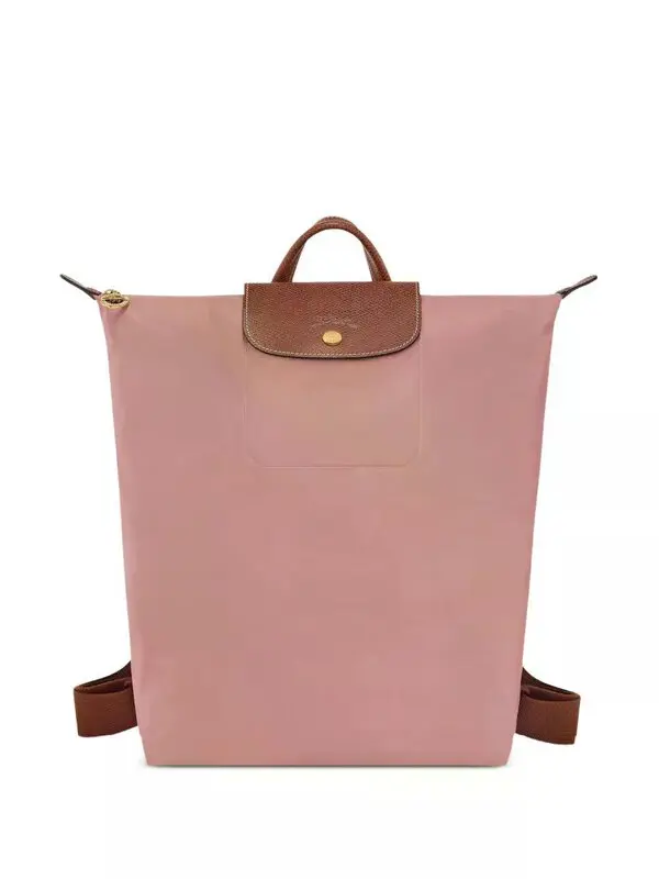 Longchamp Zip-up Backpack - Pink