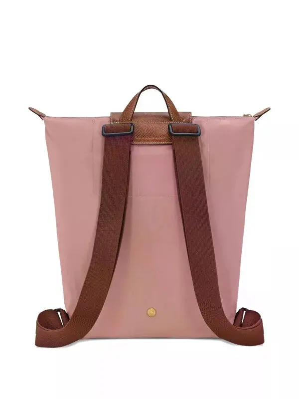 Longchamp Zip-up Backpack - Pink