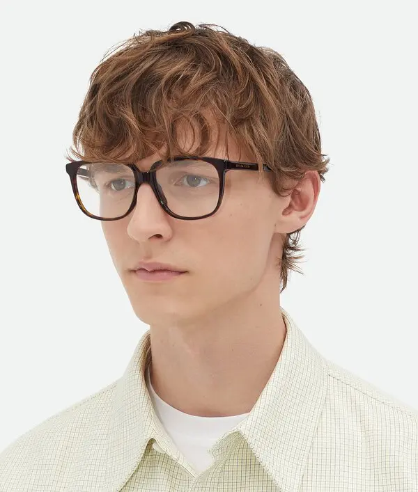 Bottega Veneta Classic Square Eyeglasses