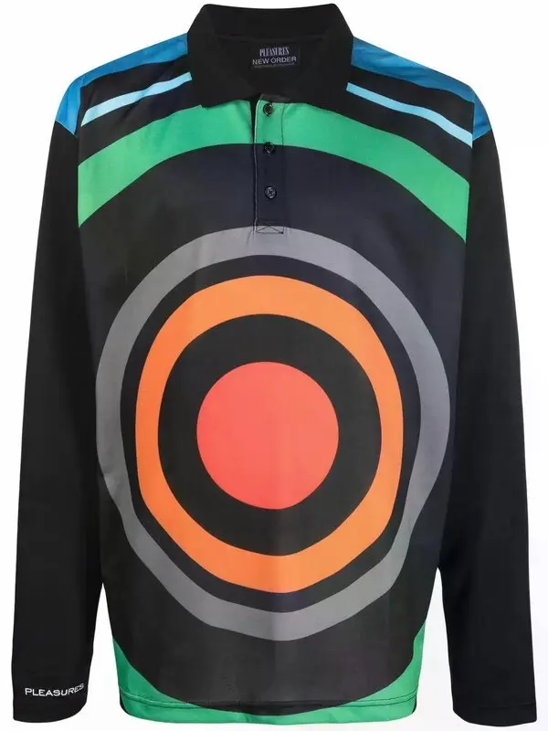 PLEASURES Text-print Polo Shirt