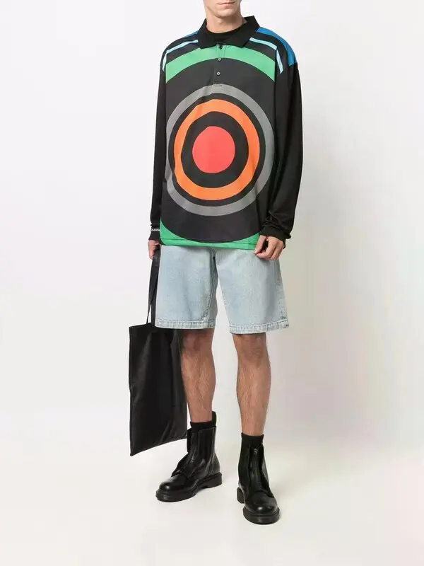 PLEASURES Text-print Polo Shirt
