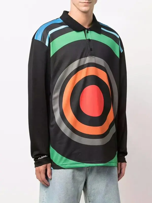 PLEASURES Text-print Polo Shirt