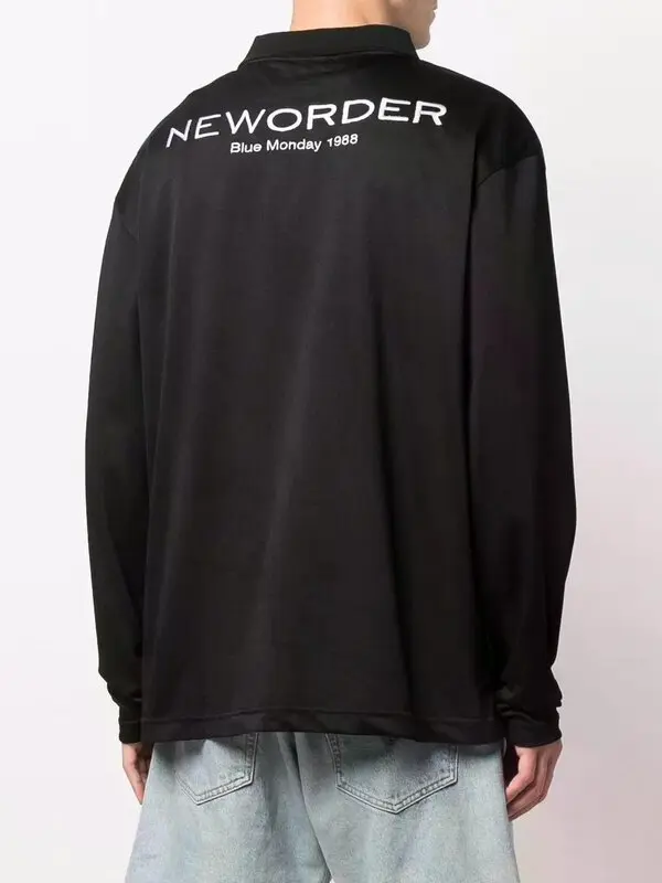 PLEASURES Text-print Polo Shirt