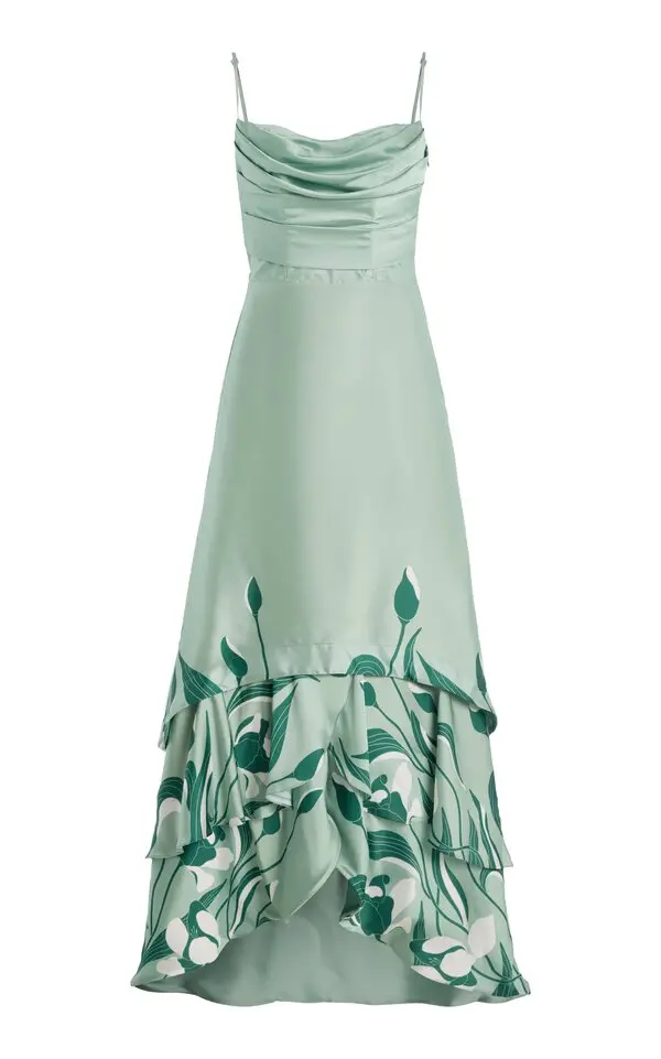 ANDRES OTALORA Floreada Tulip-printed Maxi Dress