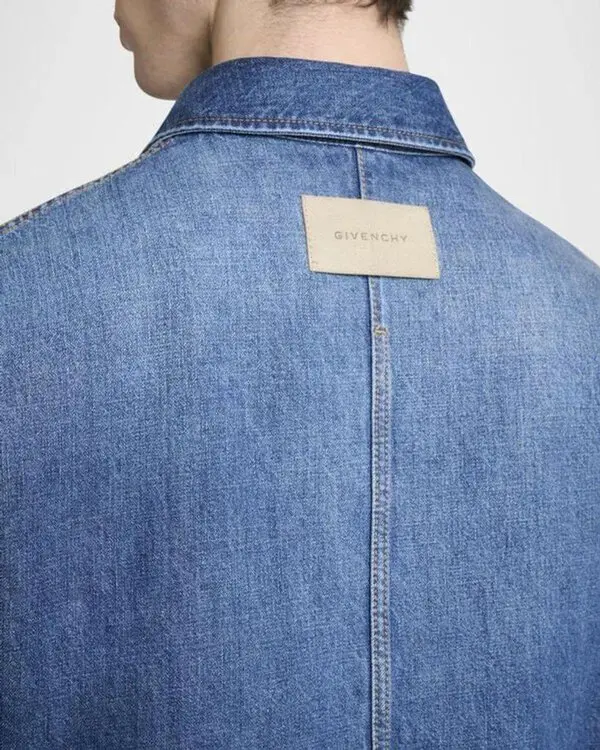 Givenchy Apos;s Denim Overshirt - Dark Blue