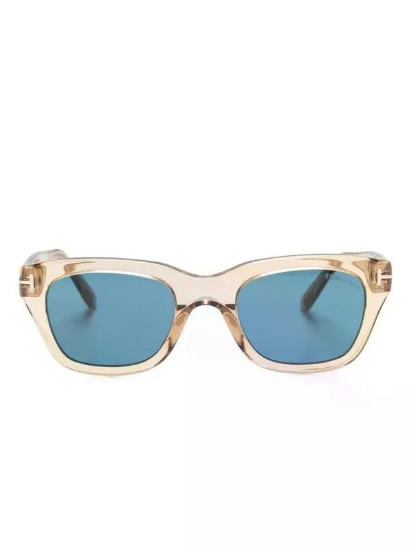 TOM FORD Snowdon Square-frame Sunglasses - Neutrals