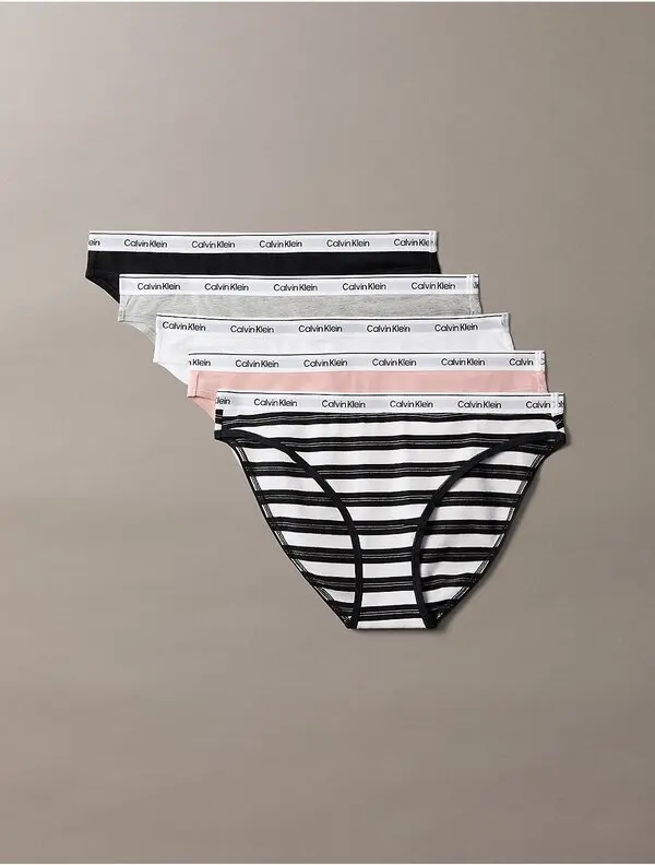 Calvin Klein Icon Logo 5-pack Low Rise Bikini - Multi