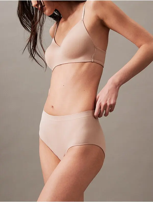 Calvin Klein Bonded Flex Seamless High-rise Brief - Cedar