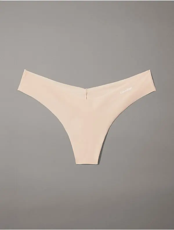 Calvin Klein Invisibles Dipped Thong - Cedar