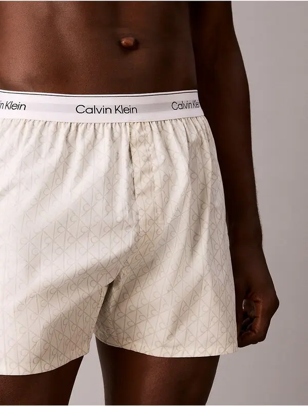 Calvin Klein Cotton Poplin Boxer - Tofu