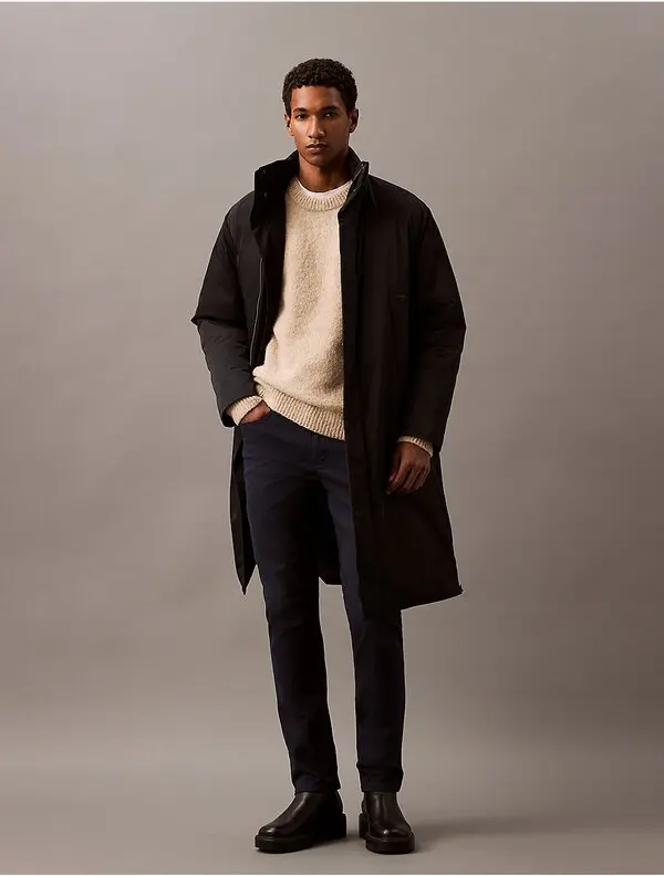 Calvin Klein Slim Fit 5-pocket Pants - Sky Captain
