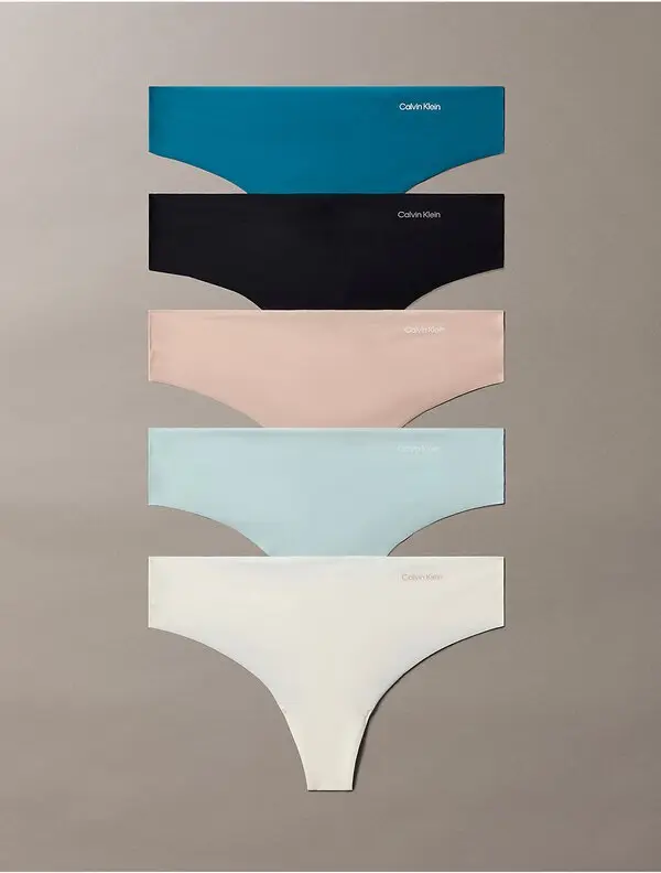 Calvin Klein Invisibles 5-pack Thong - Multi