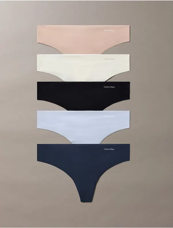 Calvin Klein Invisibles 5-pack Thong - Multi