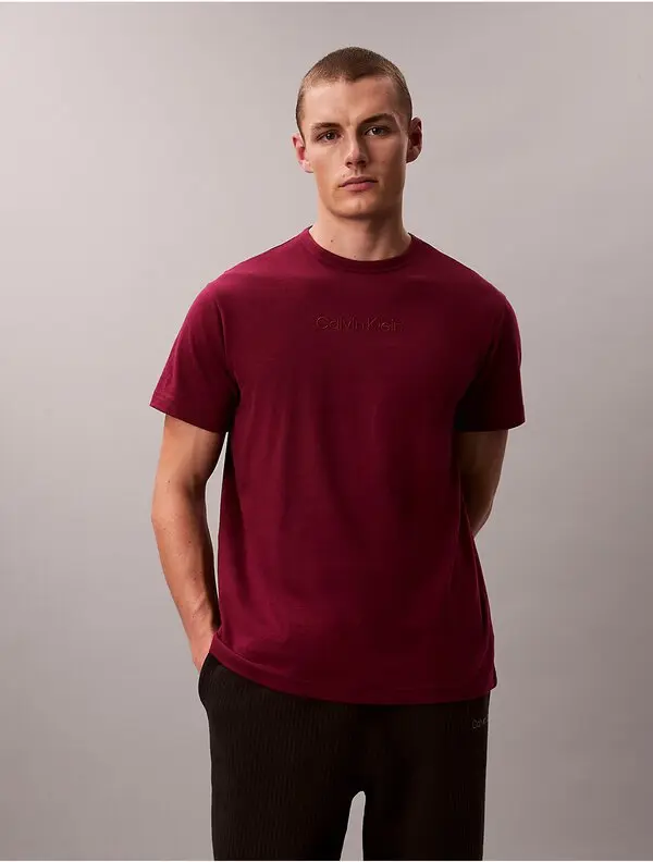 Calvin Klein Logo Sleep T-shirt - Alluring Pink