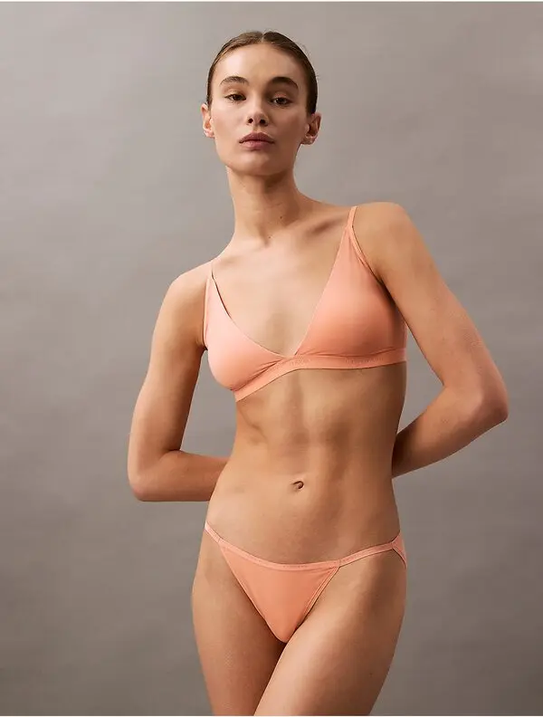 Calvin Klein Ideal Cotton String Bikini - Papaya Punch