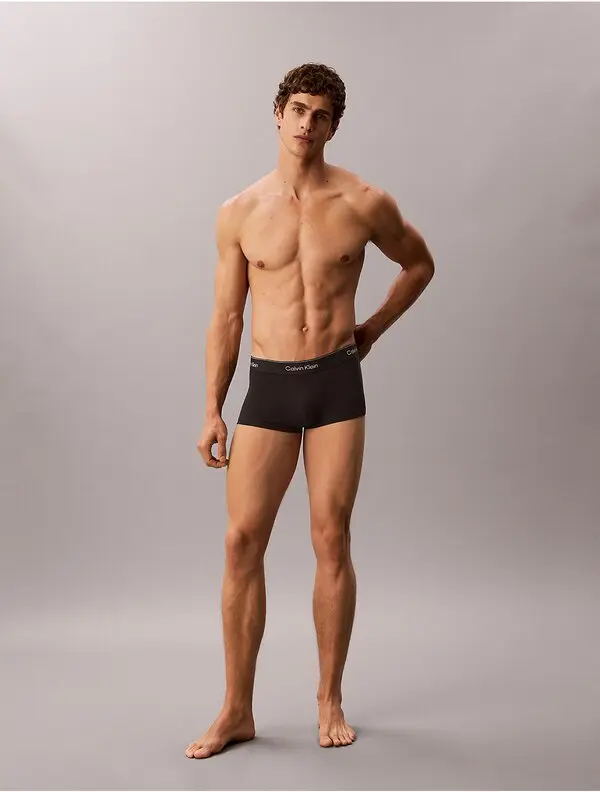Calvin Klein Icon Cotton Stretch 5-pack Low Rise Trunk - Black