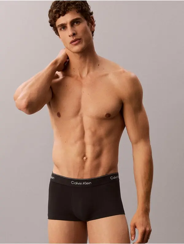 Calvin Klein Icon Cotton Stretch 5-pack Low Rise Trunk - Black
