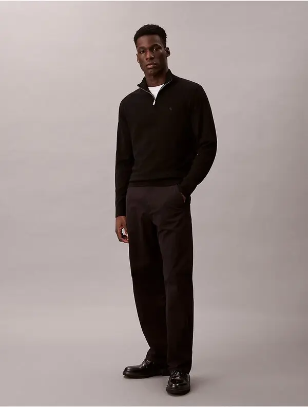 Calvin Klein 90s Straight Pants - Black