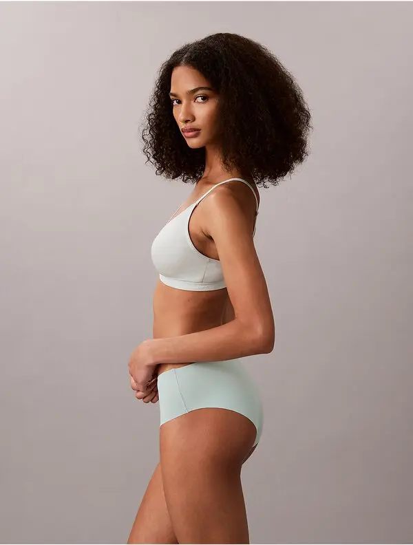 Calvin Klein Form To Body Lightly Lined Triangle Bralette - Pale Meadow
