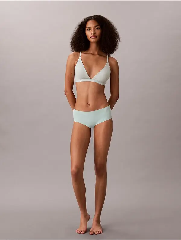Calvin Klein Form To Body Lightly Lined Triangle Bralette - Pale Meadow