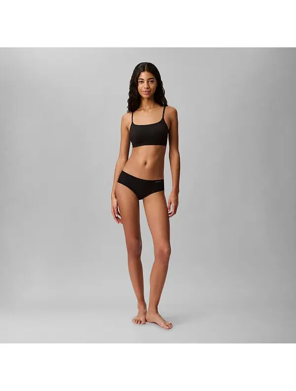 Calvin Klein Invisibles Wirefree Lightly Lined Bralette - Black