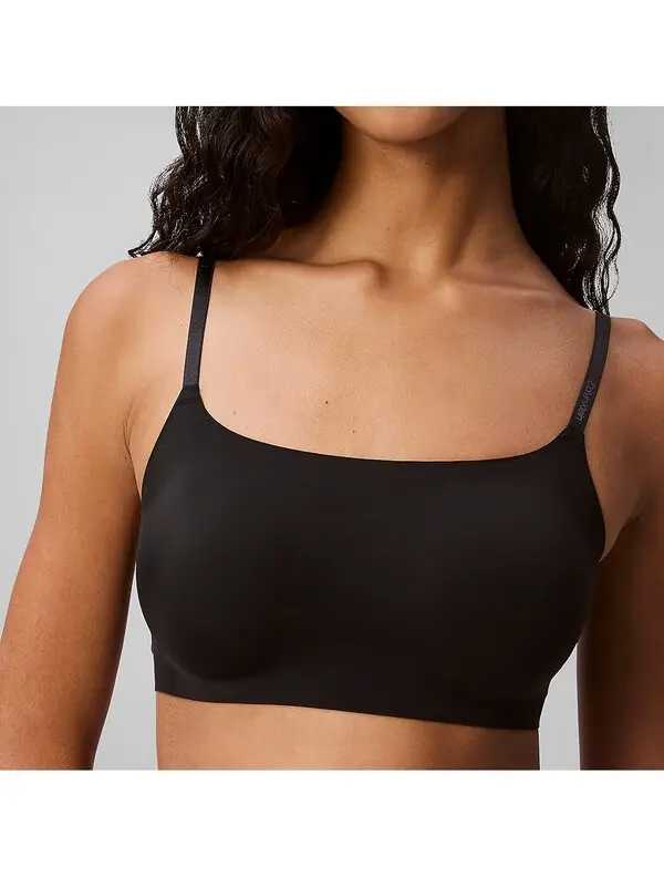 Calvin Klein Invisibles Wirefree Lightly Lined Bralette - Black