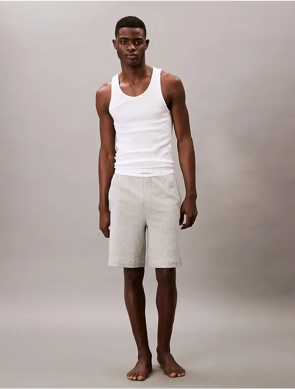 Calvin Klein Terry Lounge Shorts - Medium Grey Heather