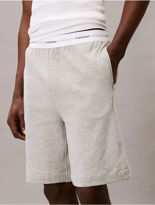 Calvin Klein Terry Lounge Shorts - Medium Grey Heather
