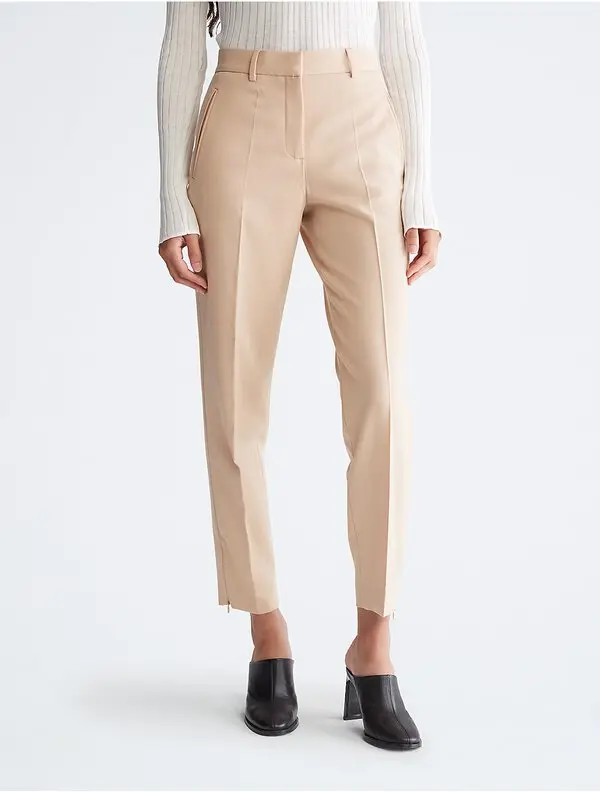 Calvin Klein Tapered Cropped Ankle Pants