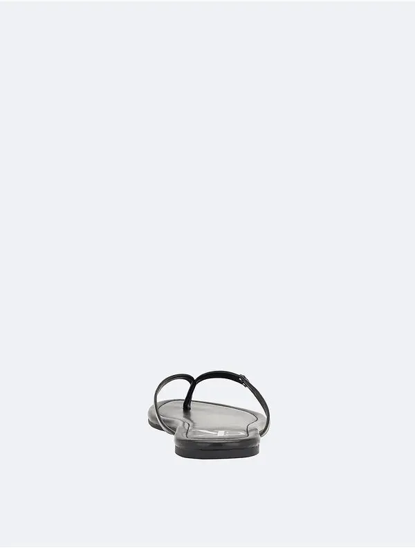 Calvin Klein T-strap Sandals - Black