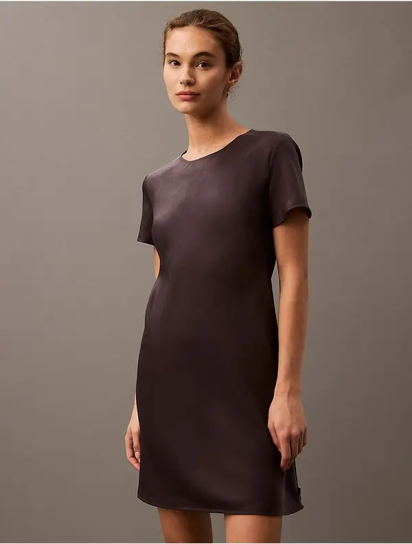 calvin klein t shirt dress Monogram Jersey T-Shirt Dress