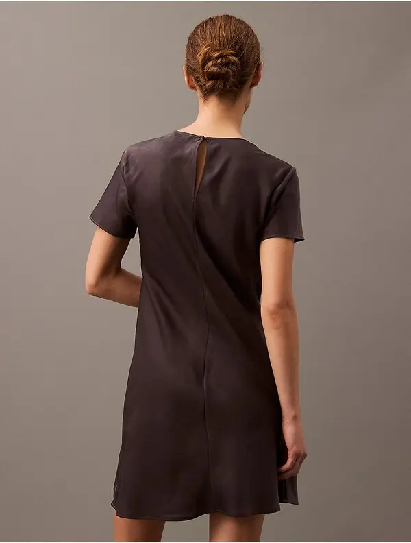 t shirt dress calvin klein Black T-Shirt 100% Polyester. Calvin Klein Jeans - Teen