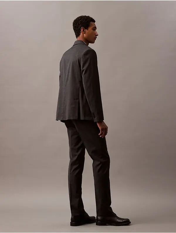 Calvin Klein Wool Blend Tailored Slim Pants