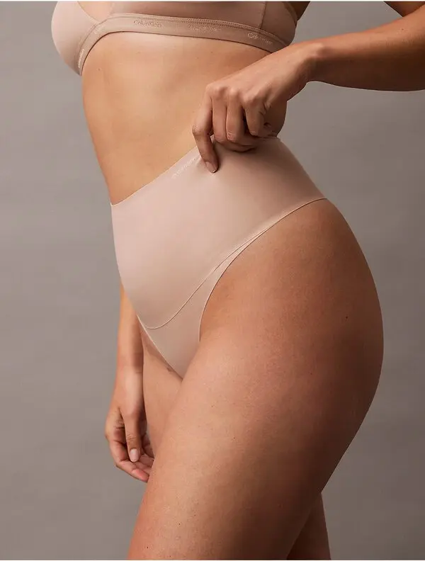 Calvin Klein Second Skin Smoothing Thong - Cedar