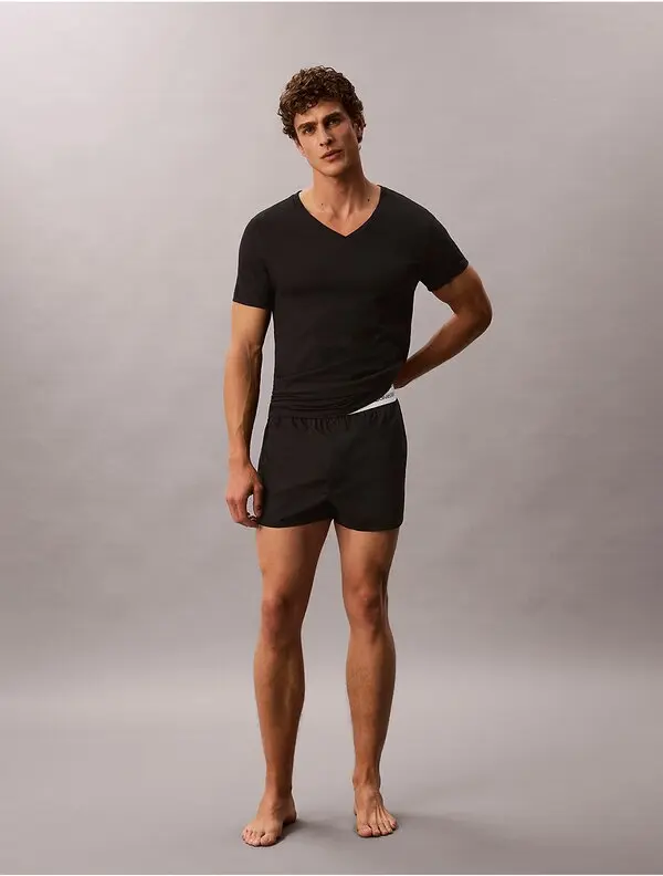 Calvin Klein Cotton Classics 5-pack Classic Fit V-neck T-shirt - Black