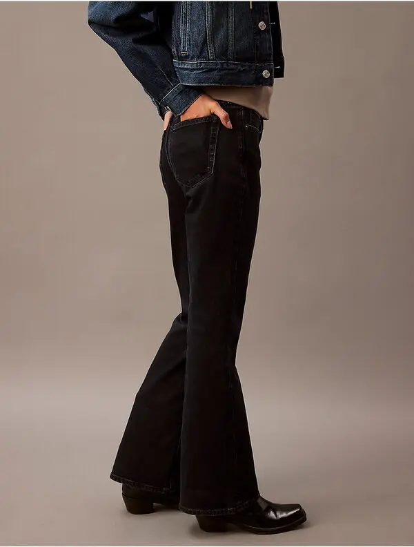 Calvin Klein Mid Rise Flared Jeans