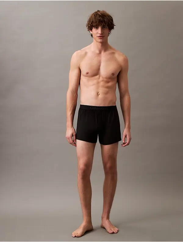 Calvin Klein Ultra Soft Modal 3-pack Slim Boxer - Black